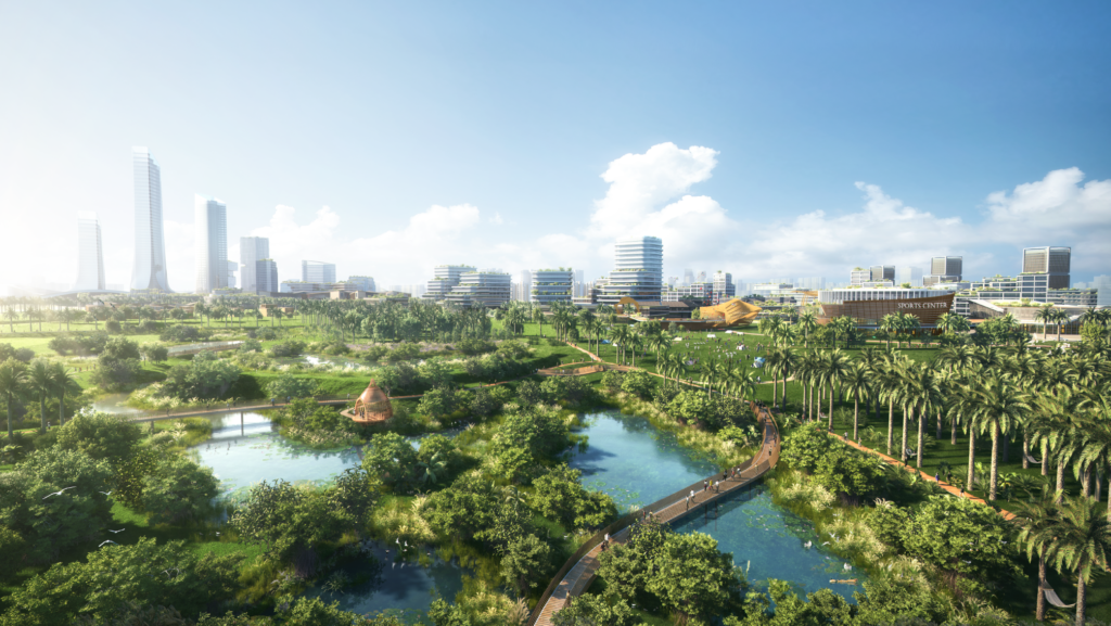 Vision for a world-class coastal city: Haikou Yangpu | Woods Bagot